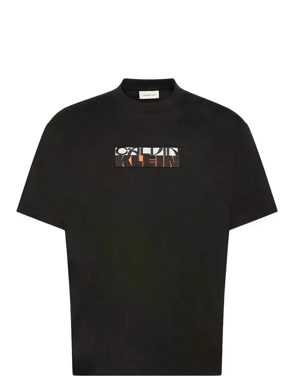 Calvin Klein Logo-print T-shirt - Black
