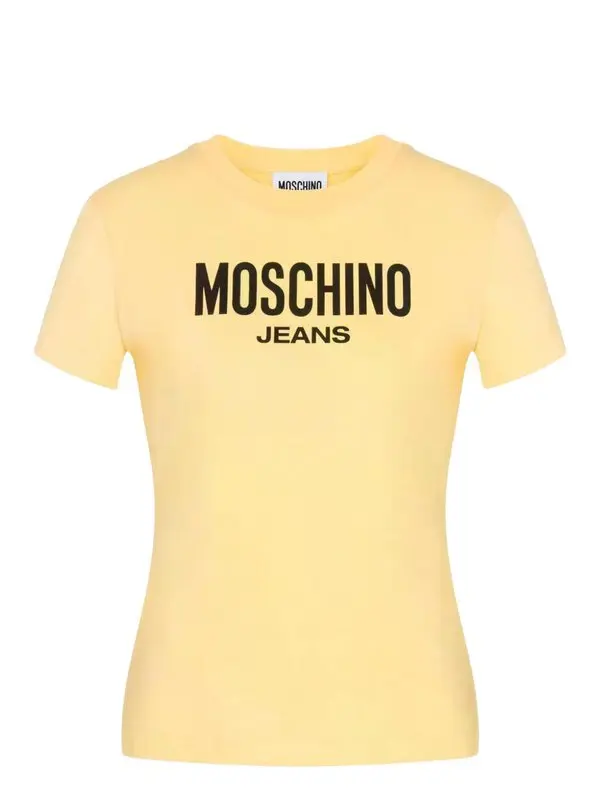 Moschino Logo-print T-shirt - Yellow