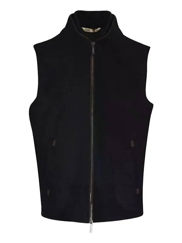MAURIZIO BALDASSARI Zip-fastening Gilet - Black