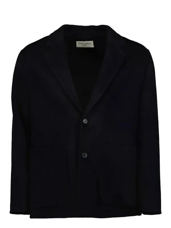 Officine Générale Cyril Single-breasted Blazer - Blue