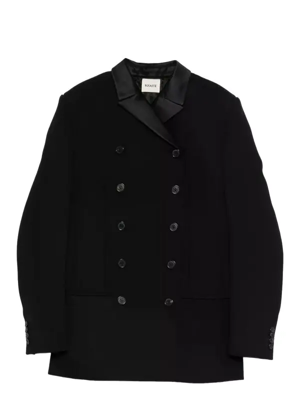 Khaite Sabel Double-breasted Jacket - Black