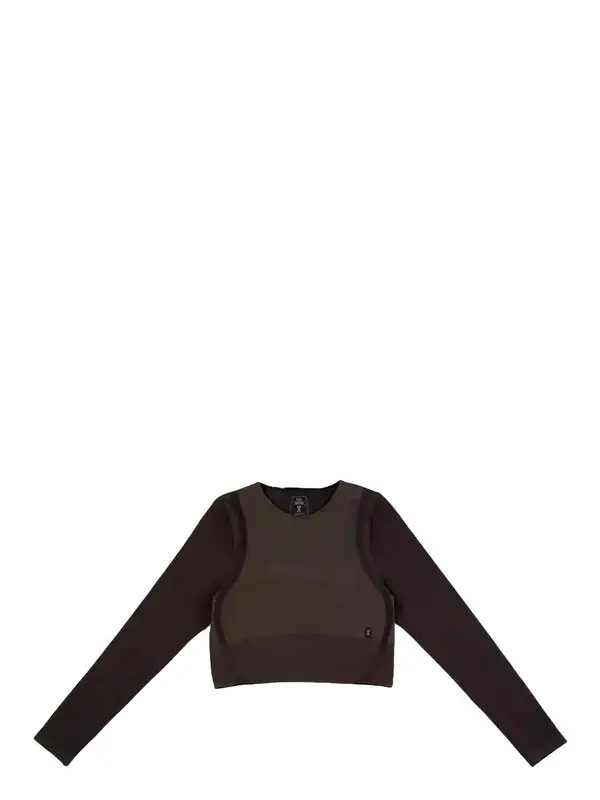 On Knit Studio Crop - Brown