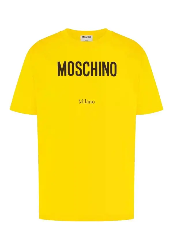 Moschino Logo-print T-shirt - Yellow