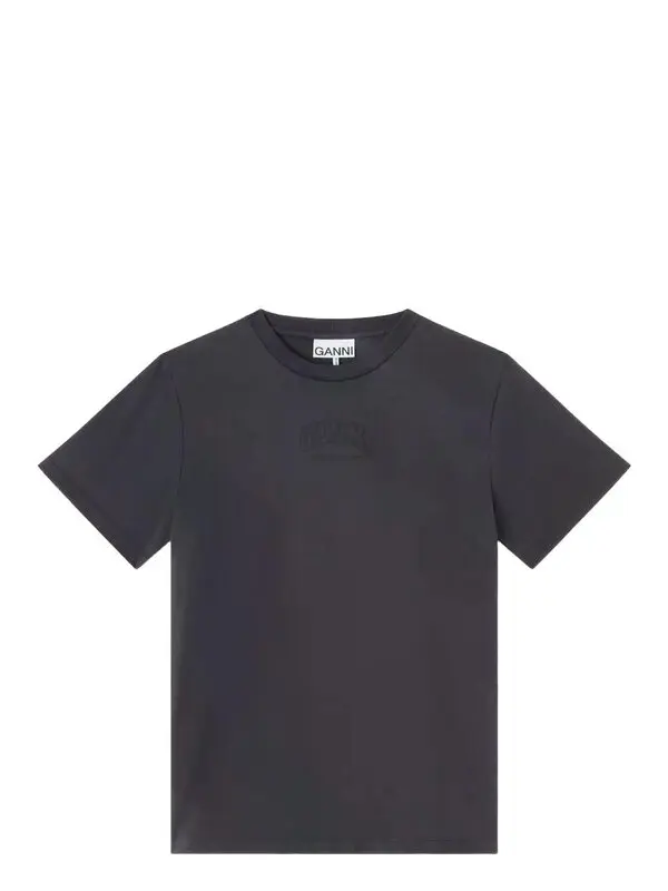GANNI Logo T-shirt - Grey
