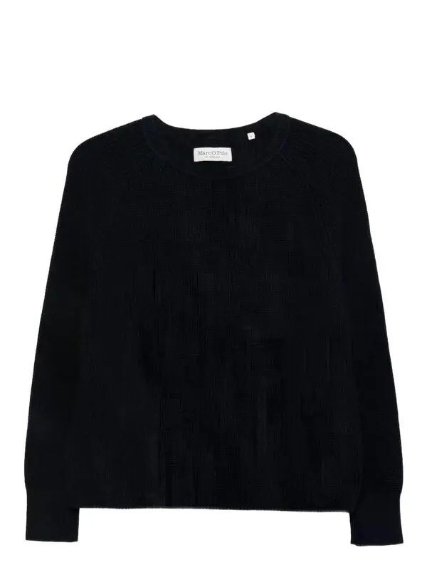 Marc O'polo Ribbed Knit Sweater - Blue