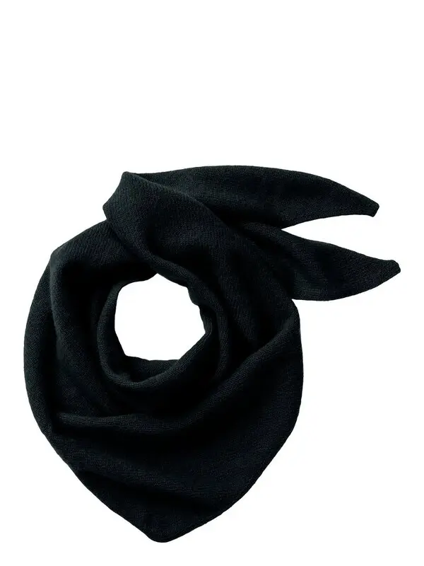 Johnstons Of Elgin Cashmere Bandana - Black