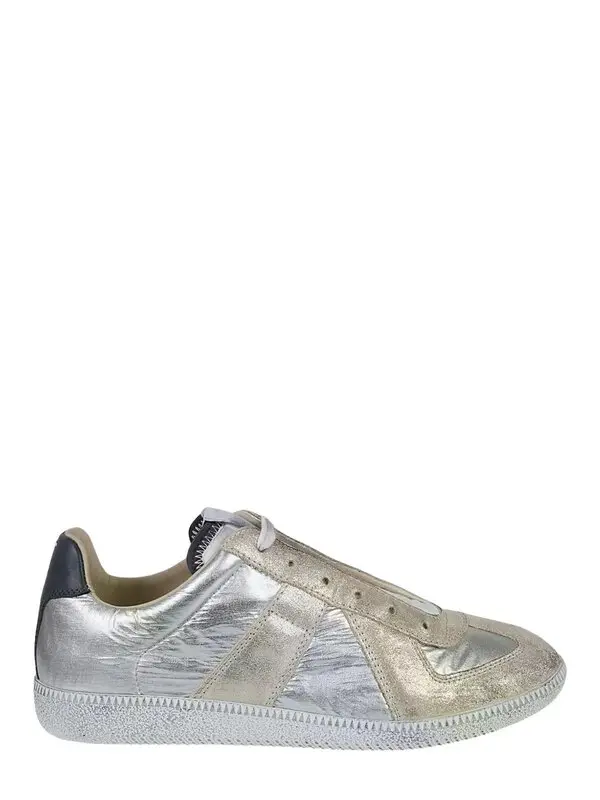 MAISON MARGIELA Replica Iridescent Sneakers - Silver