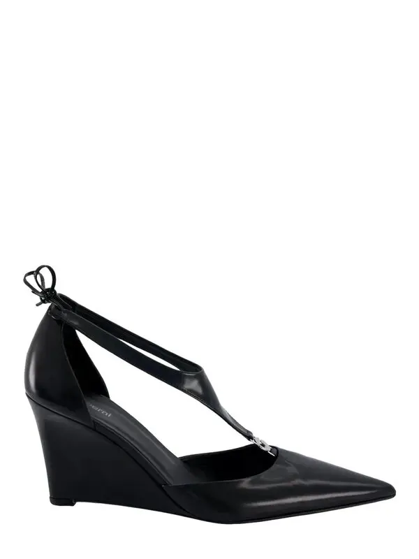 Coperni T-bar Wedge Heel Pumps - Black