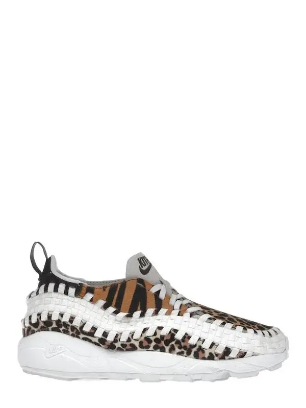 Nike Air Footscape Woven Kith Animal Print Sneakers - Black/summit White/velvet Brown