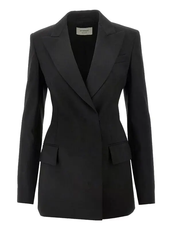 Sportmax Double-breasted Blazer - Blue
