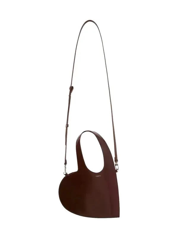 Coperni Mini Heart Tote Bag With Detachable Strap - Brown