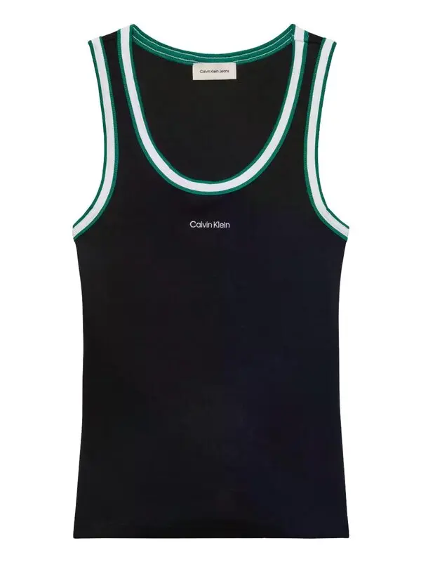 Calvin Klein Embroidered Vest - Black