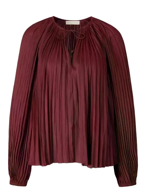 Ulla Johnson Electra Long-sleeved Blouse - Red