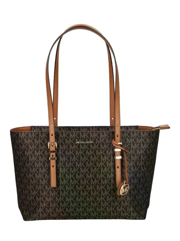 Michael Kors Quinn Monogram Tote Bag - Brown