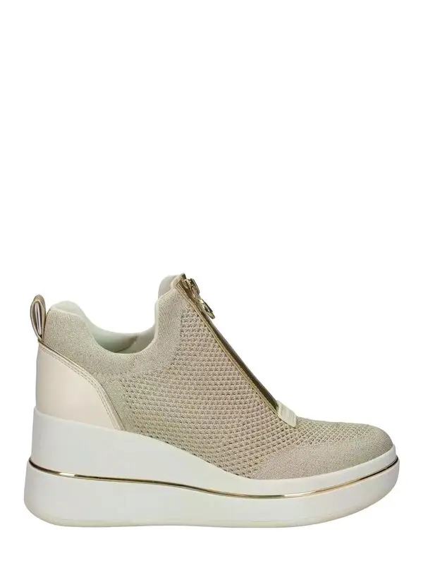 Michael Kors Willis Zip Platform Sneakers - Neutrals