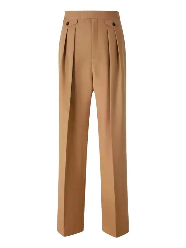 Chloé Flap-pockets Trousers - Neutrals