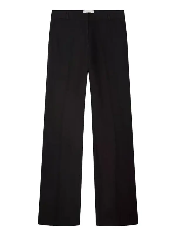 Coperni Flared Trousers With Rear Pocket - Black