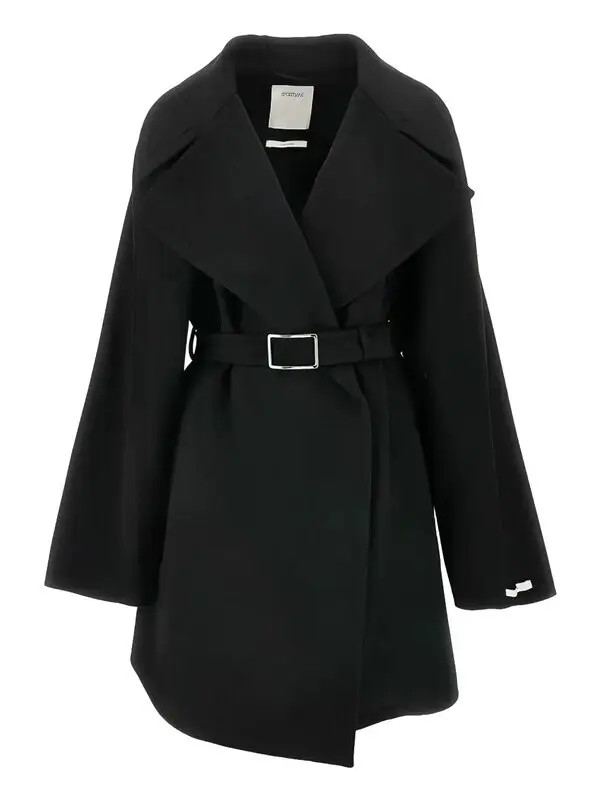 Sportmax Belted Coat - Black