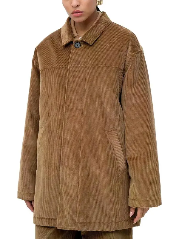 N°21 Corduroy Coat - Brown
