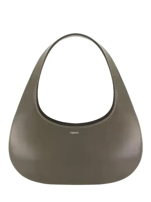 Coperni Slim Swipe Leather Shoulder Bag - Grey
