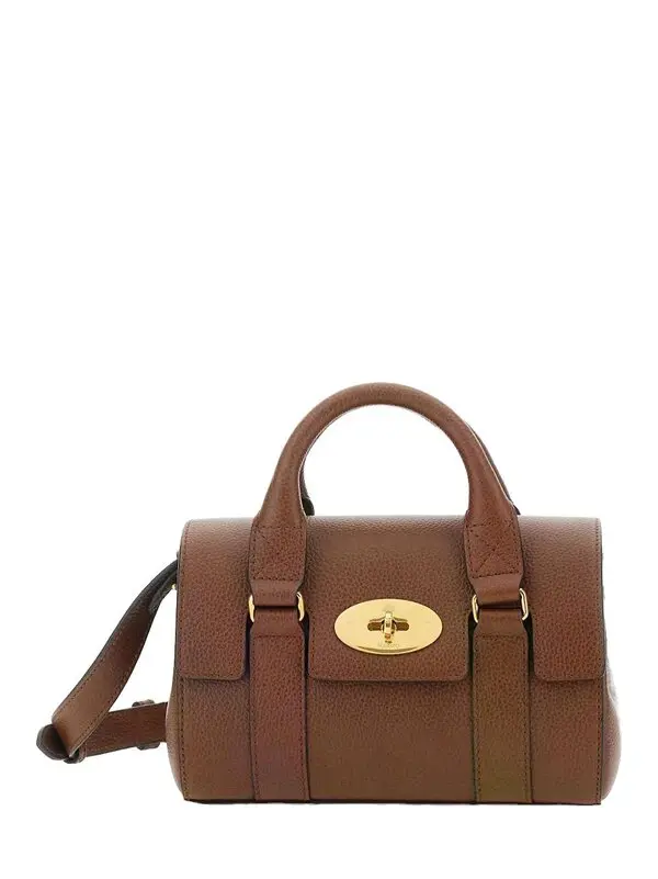 Mulberry Mini Bayswater Leather Tote - Brown