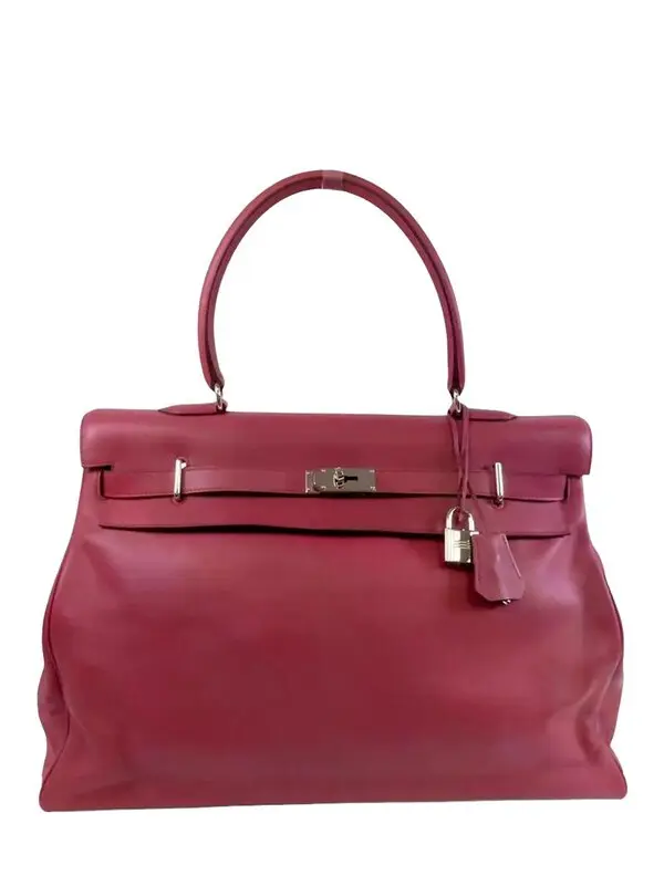 Hermès 2012 50 Kelly Relax Tote Bag - Red
