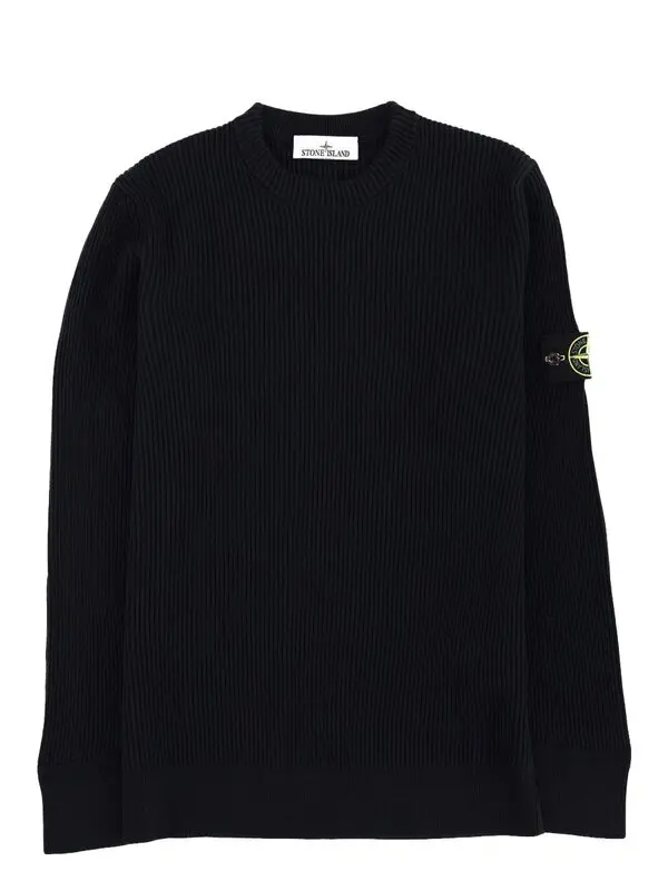 Stone Island Regular Fit Wool Sweater - Blue