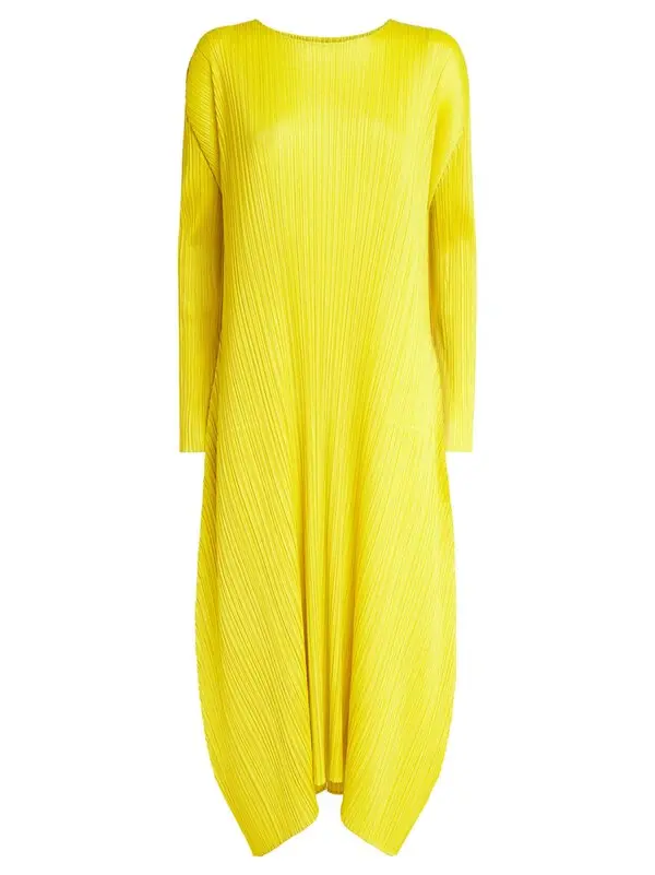 Issey Miyake Monthly Colors October Maxi Dress - Yellow