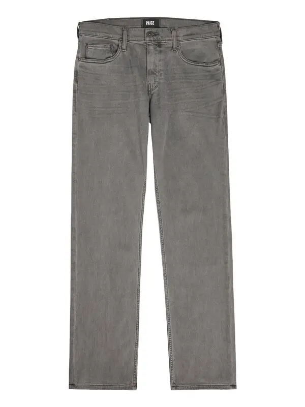 Paige Normandie Straight-leg Jeans - Grey