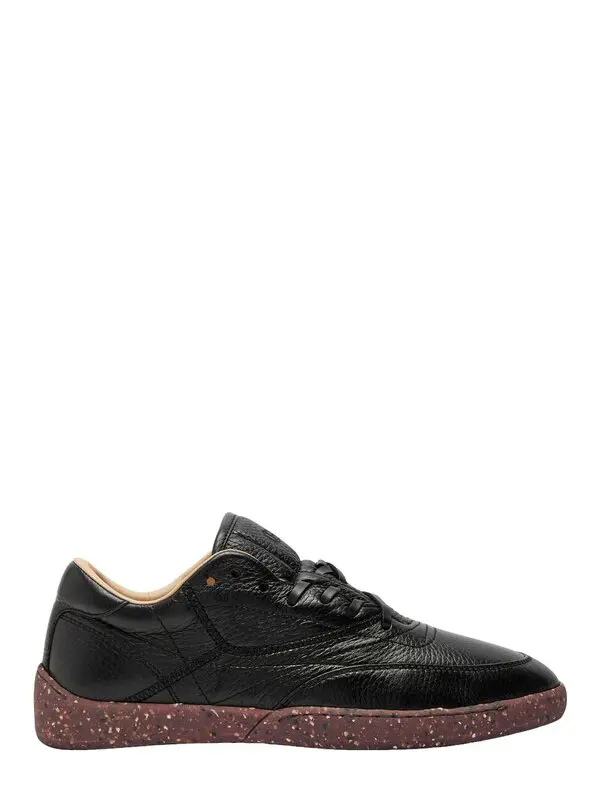 Gabriela Hearst Ohio Grained Leather Sneakers - Black