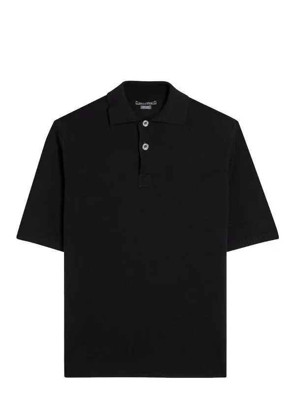 BEGG X CO Cashmere Polo Shirt - Black