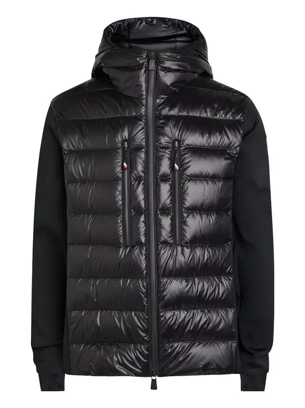 Moncler Padded Hooded Jacket - Black