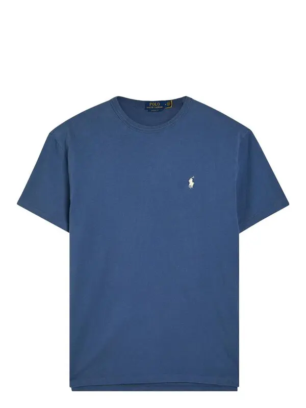 Polo Ralph Lauren Logo Cotton T-shirt - Navy