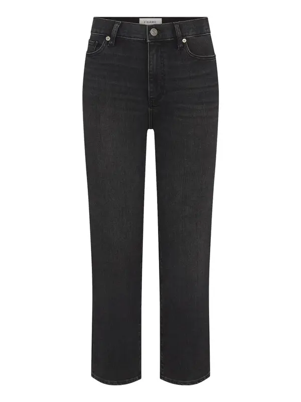 FRAME Le Sleek Straight Starship Jeans - Grey