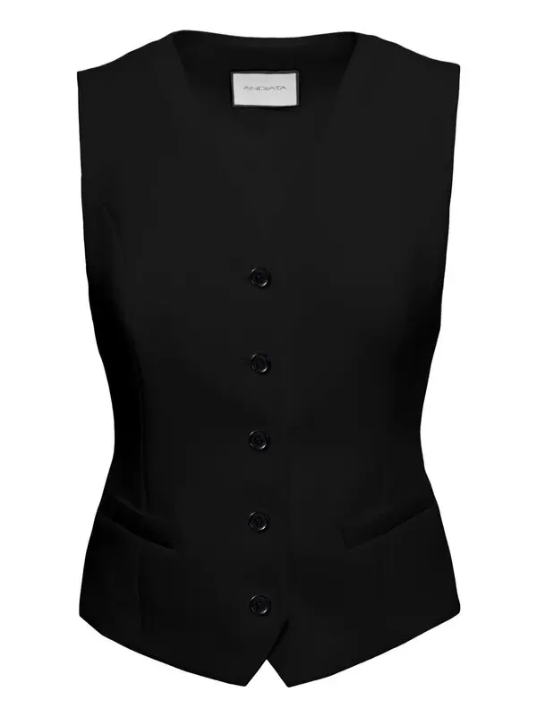ANDIATA Maria Vest - Black