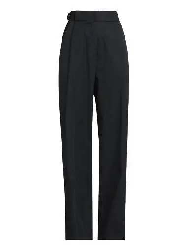 Emporio Armani Wide-leg Cotton-blend Trousers - Blue