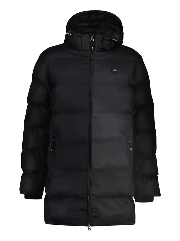 Gant Quilted Hooded Jacket - Black