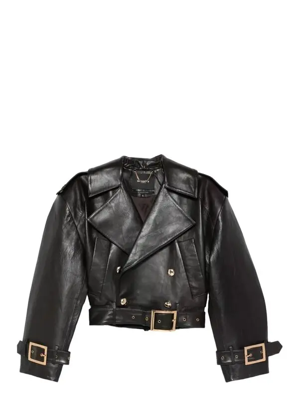 Retrofete Belted Double-breasted Jacket - Brown