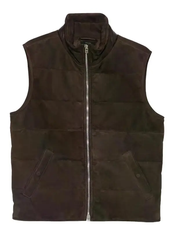 TOM FORD Padded Gilet - Brown