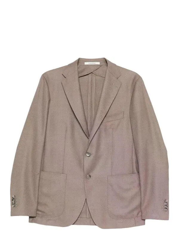 Tagliatore Textured Patch Pocket Jacket - Neutrals