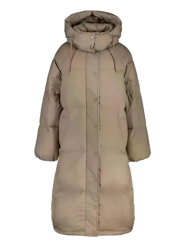 Gant Hooded Down Coat - Neutrals