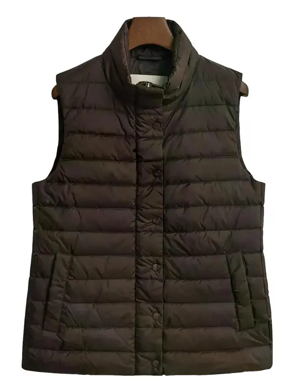 Gant Quilted Vest - Brown