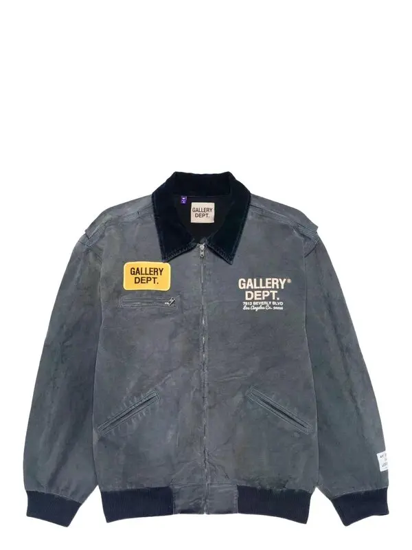 GALLERY DEPT. Corduroy-collar Denim Jacket - Blue