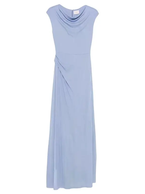 Erdem Zip-up Maxi Dress - Blue