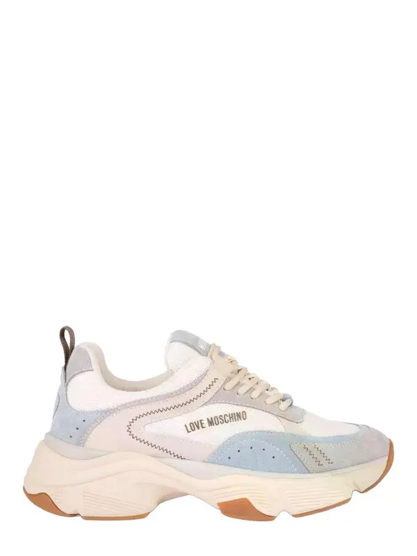 Moschino Heart Detail Sneakers - Neutrals
