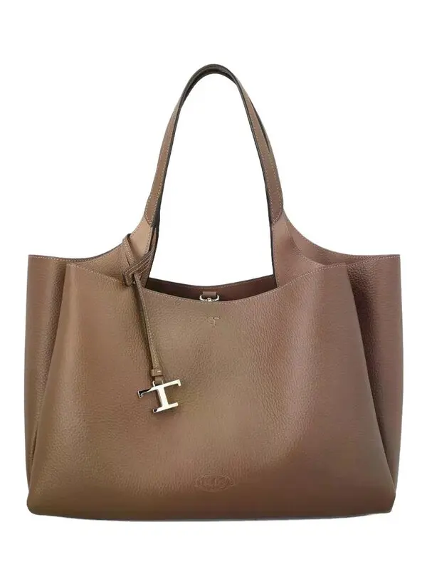TOD'S Leather Tote Bag - Brown