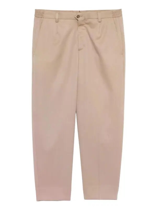 BRIGLIA 1949 Elasticated-waist Trousers - Neutrals