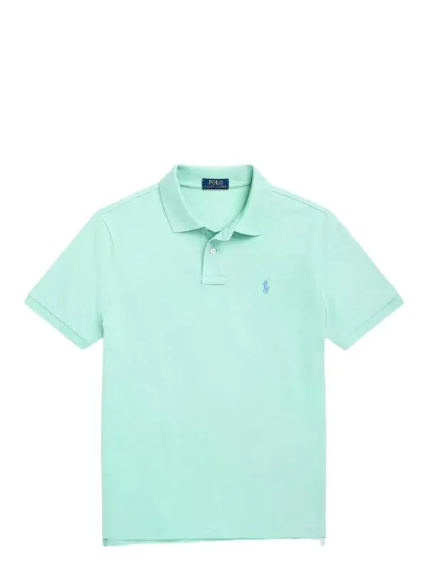 Polo Ralph Lauren Ribbed-colar Polo Shirt - Green