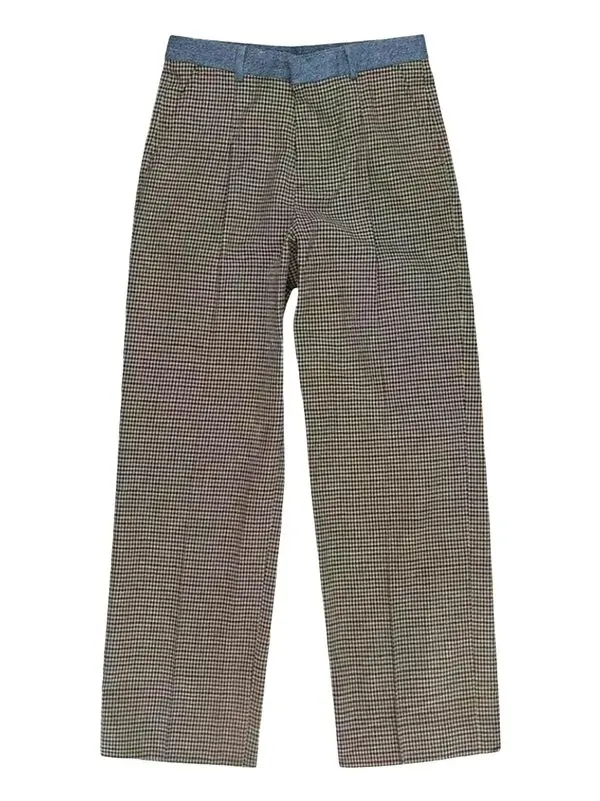 Our Legacy Check-print Chino Trousers - Brown