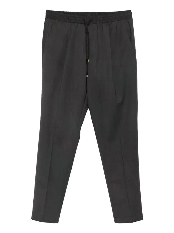 BRIGLIA 1949 Drawstring-waist Trousers - Grey